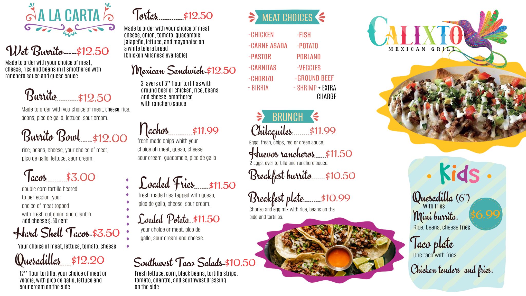 Calixto Mexican Grill - Your Neighborhood Mexican Restaurant in Livonia, MI